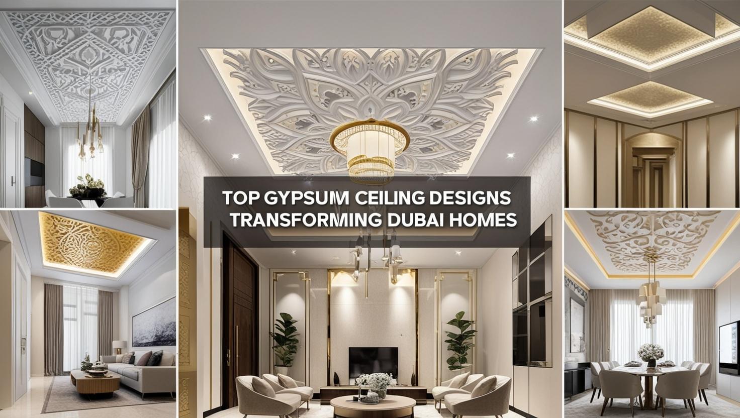 Top Gypsum Ceiling Designs That Transform Your Home in Dubai ...
